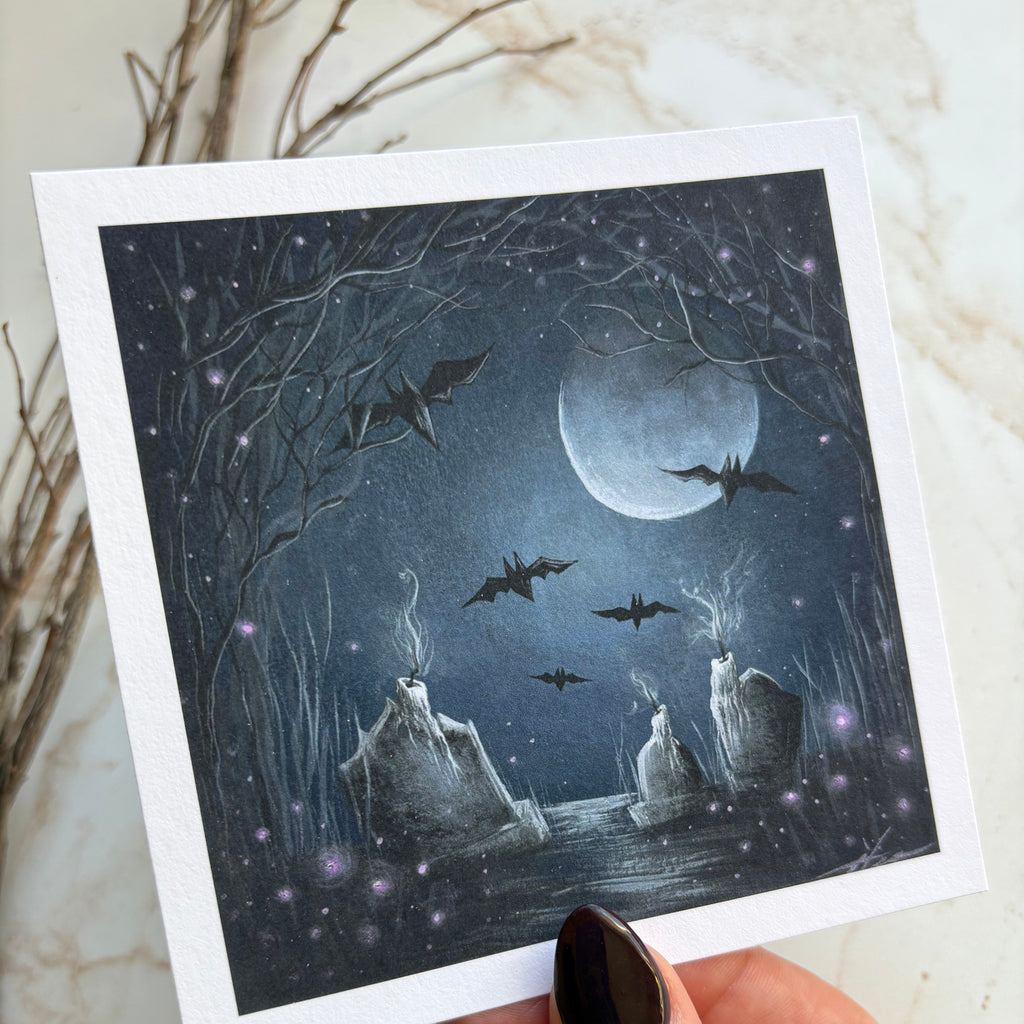 "Graveyard" mini print – Baby Jess Art